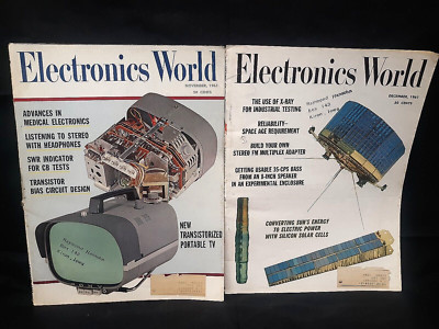 Electronics World Magazine lot of 2 November, December 1961 | eBay