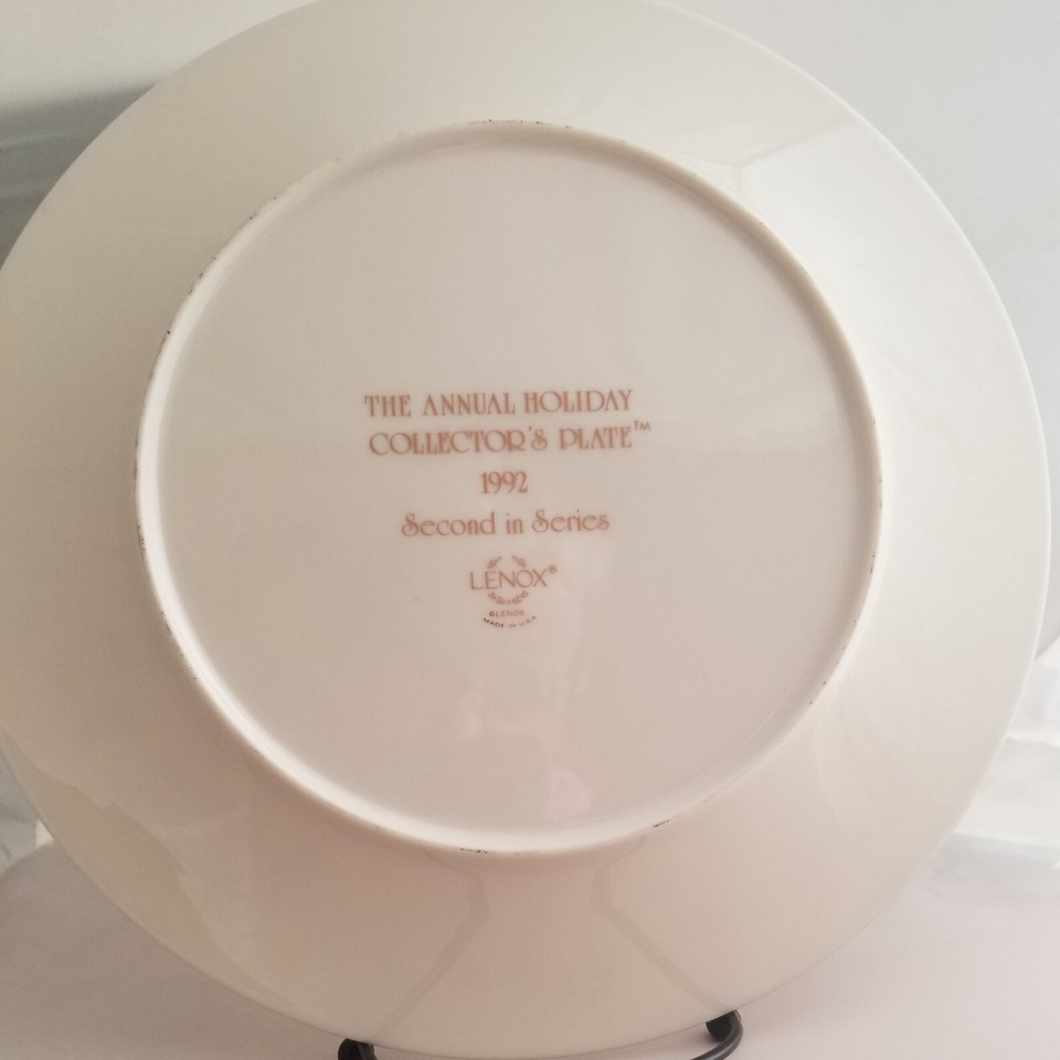 Collectors Lenox 1992 Traditional Nostalgic Childhood Porcelain Plate ...