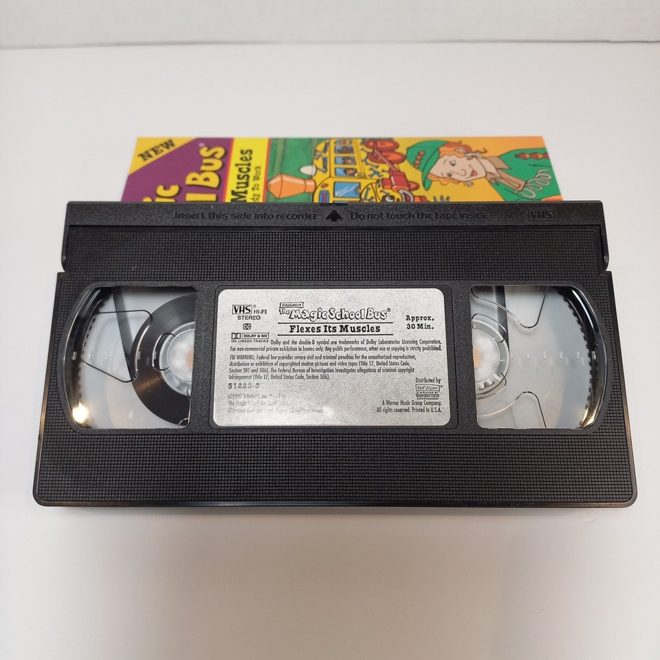 Magic School Bus, Flexes Its Muscles (VHS, 1997) Scholastic ...
