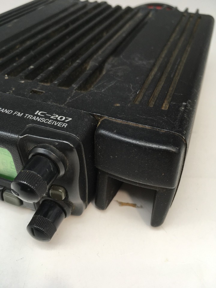 Icom IC-207 UHF VHF Dual Band Mobile FM Transceiver Japan Ver. w/cable ...