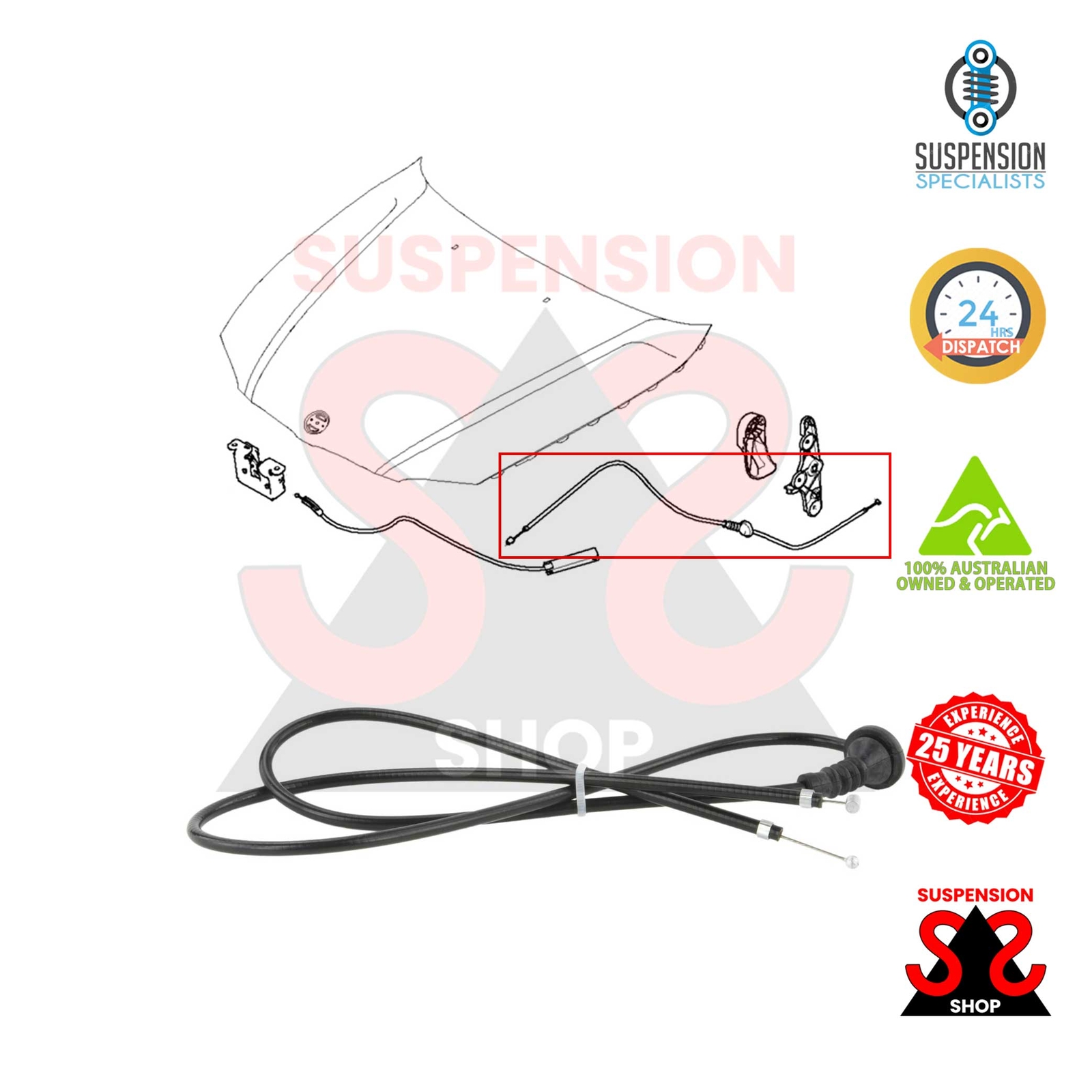 Bonnet Cable Suit BMW 3 Series 320 i 3 (E90) | eBay