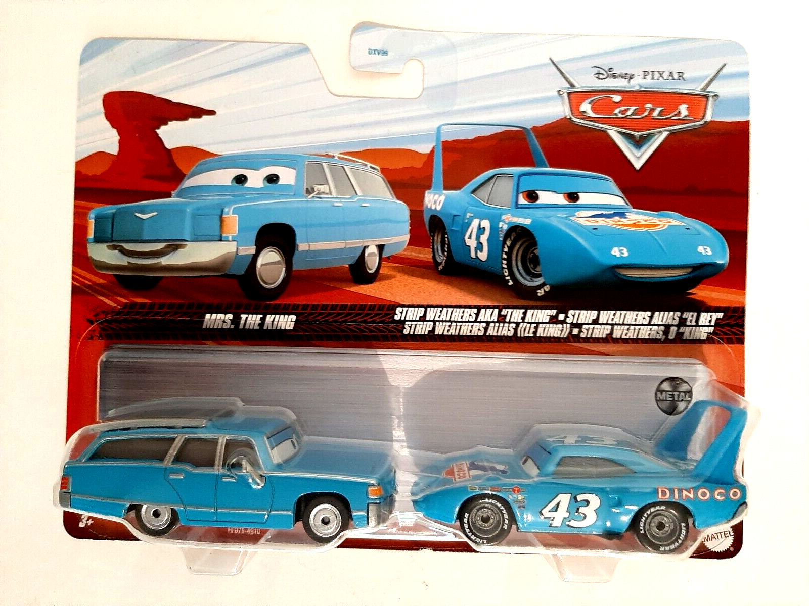 2022 DISNEY PIXAR CARS "MRS KING AND STRIP WEATHERS AKA THE KING" FREE ...