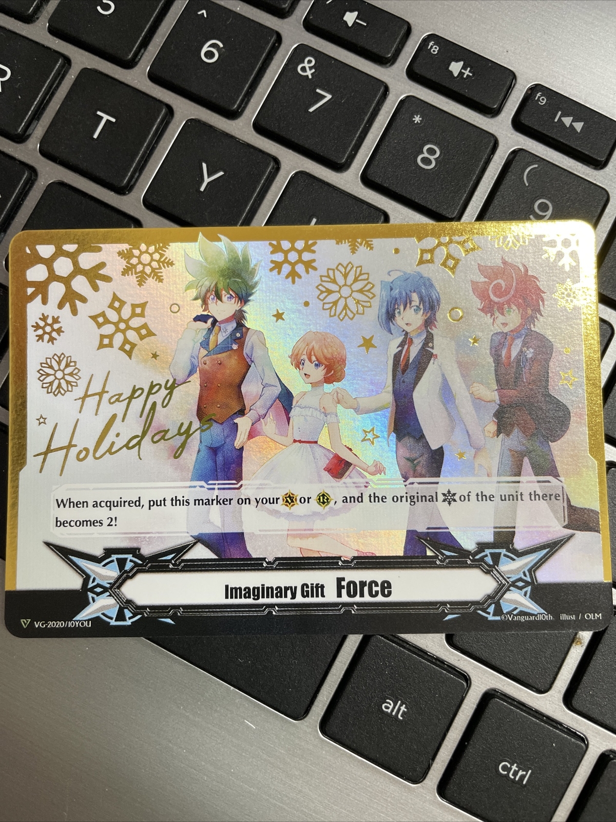 Cardfight Vanguard Foil Promo Imaginary Gift Force Happy Holidays VG ...