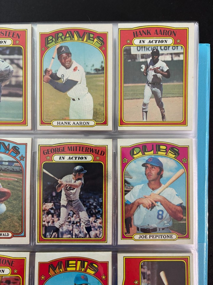 1972 Topps Baseball Complete Set of 1-787 High #s - RYAN, CLEMENTE ...