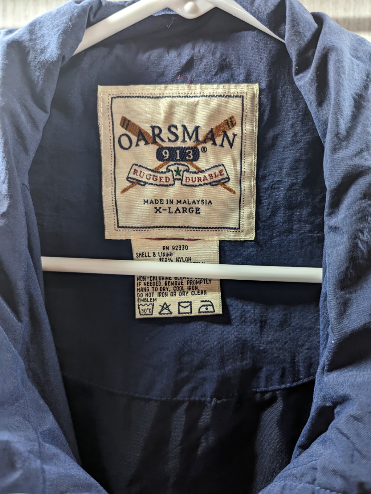 Oarsman Alaskan Bush Pilot Hooded Jacket Coat Blue Ex… - Gem