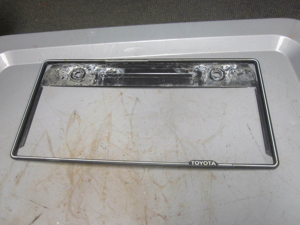 Vintage JDM Toyota License Plate Frame Turbo Chaser Supra Mark II ...