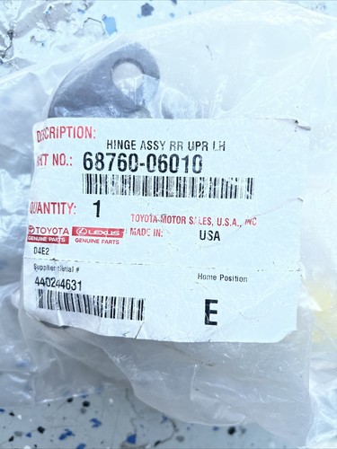 Genuine OEM Rear Driver Left Upper Door Hinge for Toyota 68760-06010 | eBay