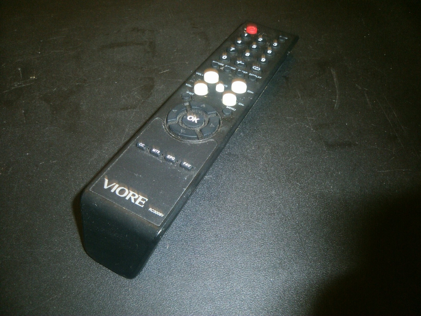 Viore RC3008V TV Remote Control LC32VH5HTL LC40VF5HTL LED22VF60 | eBay