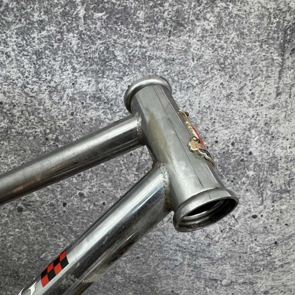 Vintage Raleigh Racing BMX Frame Steel 80s Old School 20in Silver | eBay