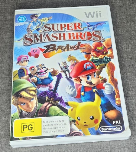 Super Smash Bros Brawl - Nintendo Wii PAL - Complete With Manual | eBay ...