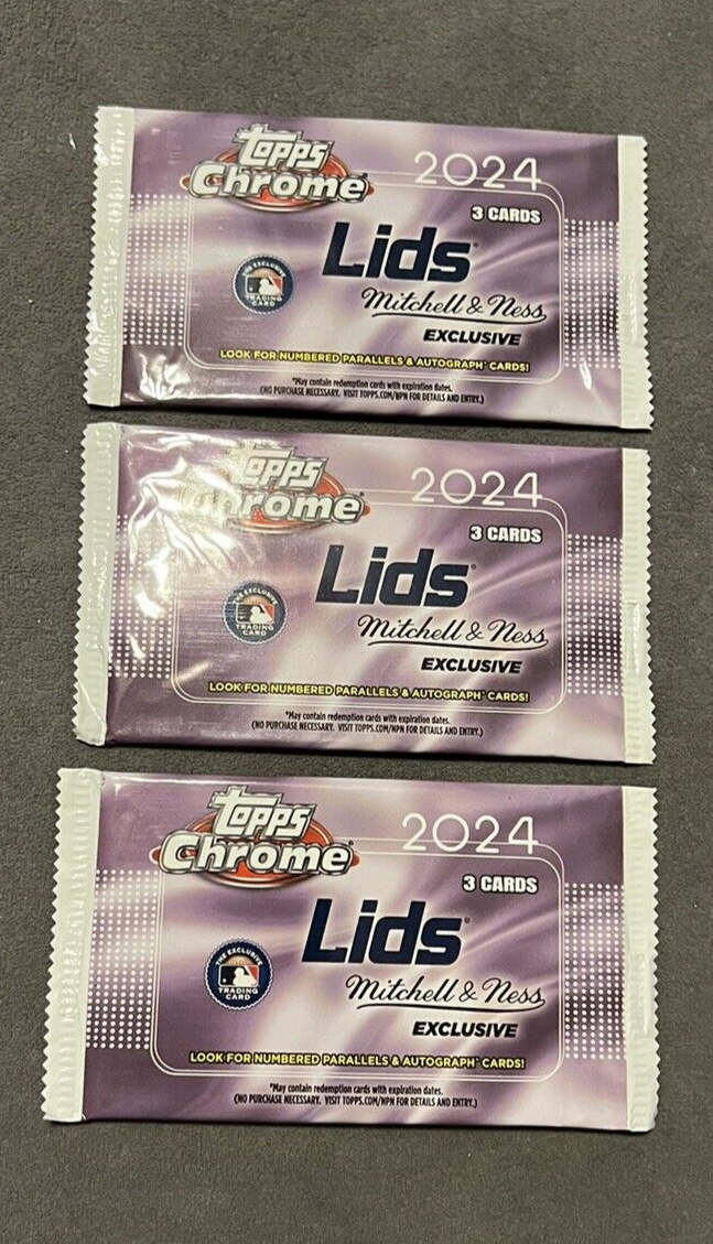 2024 Topps Chrome Lids Packs. Lot Of 3x Mitchell & Ness | eBay
