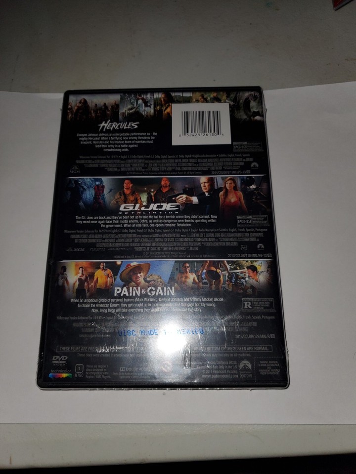 Dwayne Johnson 3 Movie Action Pack (DVD) 32429261304 | eBay