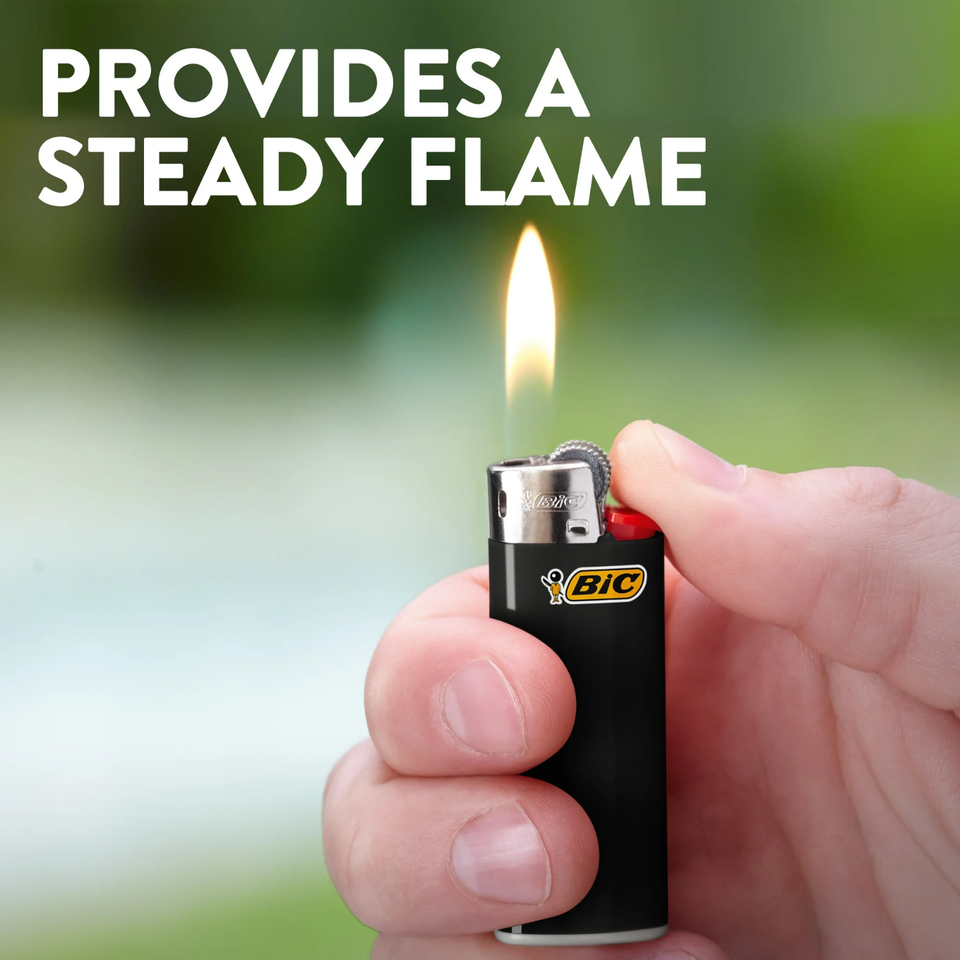 BIC Mini Lighters 7 Pack Compact Reliable Flame in Assorted Colors ...