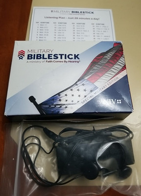 Military BIBLESTICK Bible Stick Special Military Edition NIV Audio ...