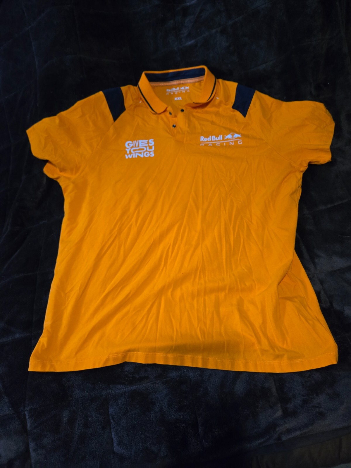 Red Bull Racing Max Verstappen #1 Logo Polo Shirt- Sz… - Gem