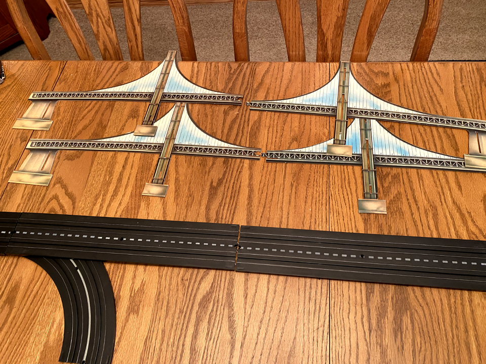 Aurora Model Motoring Golden Gate HO TJET Slot Car Set - Vintage 1966 ...