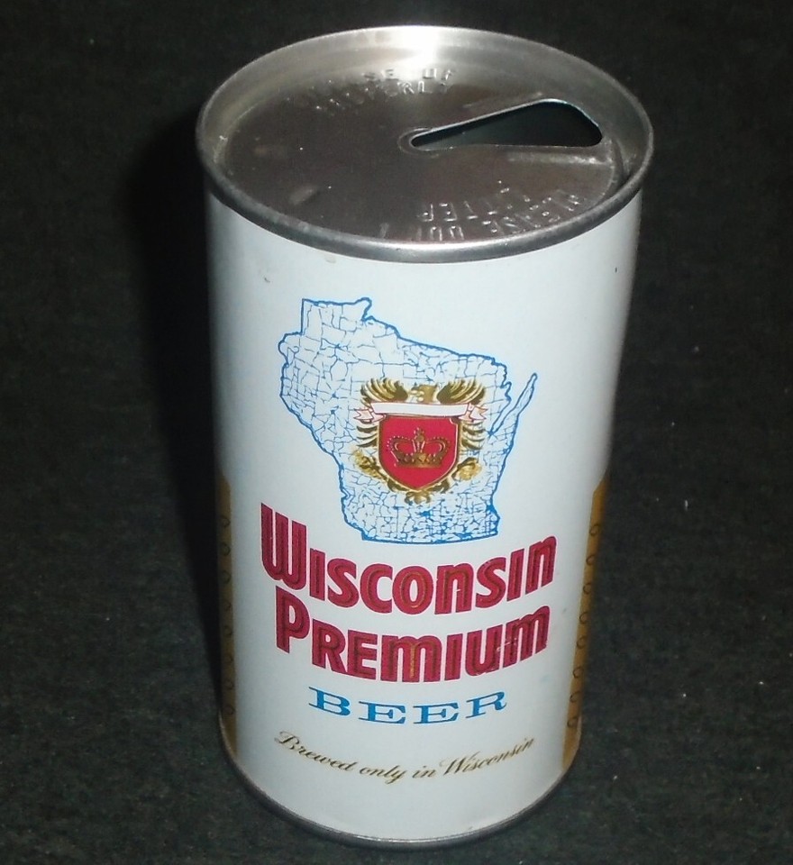 Clean Wisconsin Premium Beer, Heilman Brewery, Lacrosse Ring Pull Beer ...