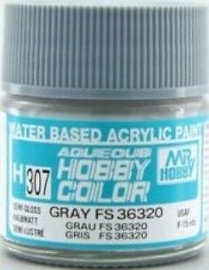 Mr Hobby - Gunze H-307 - Aqueous Hobby Colors (10 ml) Gray FS 36320 ...