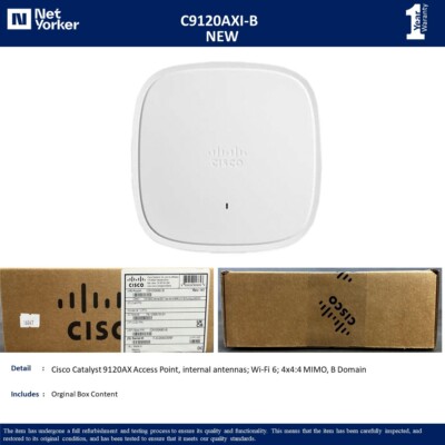 New Sealed Cisco C9120AXI-B Catalyst Wireless Access-Point - Same Day ...