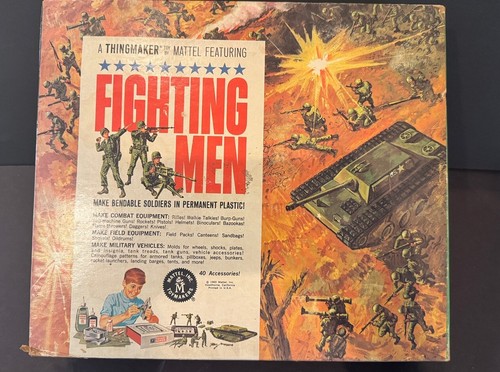 Vintage Mattel Thingmaker Fighting Men set Creepy Crawlers | eBay