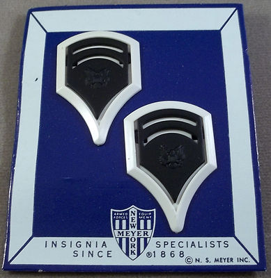 US Army Vintage Subdued Collar Rank Insignia Specialist 6th Class - Spc ...