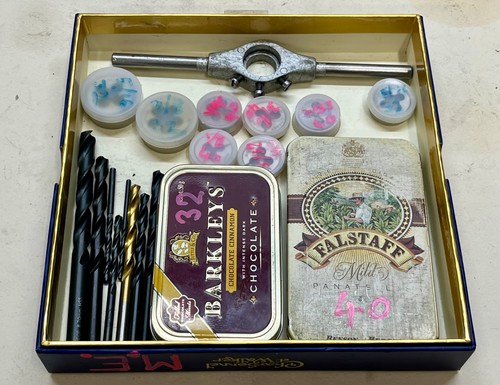 Model Engineer ME taps / dies / drills 32 & 40 tpi set -live steam ...