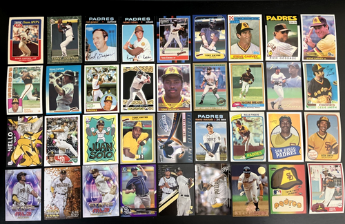 SAN DIEGO PADRES MLB BASEBALL Cards - Lot of 36 LEGENDS STARS VINTAGE ...