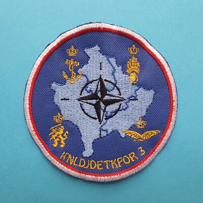 NATO KFOR Military Army Kosovo Mission Badge Patch | eBay
