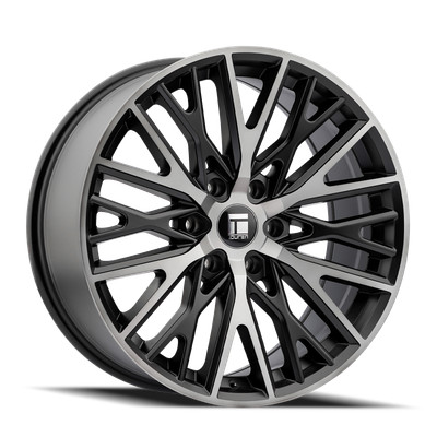 TOUREN TR91 3291 MATTE BLACK BRUSHED WITH DARK 22X9.5 6-139.7 18MM 106 ...