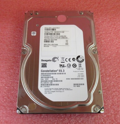 IBM NetApp 2TB 3.5" 7.2K SATA 6Gb/s 64MB Hard Drive HDD X306A-R5 ...