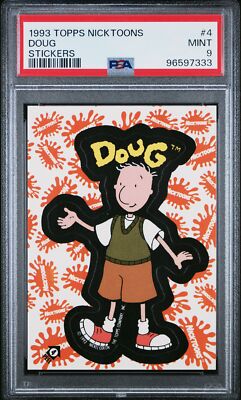 1993 Topps Nicktoons Stickers Doug Sticker Stickers #4 PSA 9 | eBay
