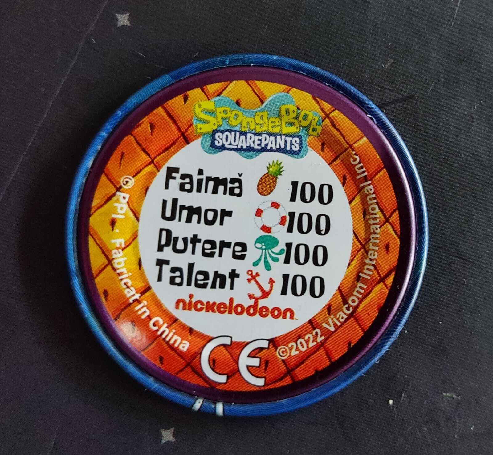 SpongeBob Squarepants VIACOM 22 / ANGRY BIRDS CHIPICAO POGS/TAZOS Discs ...