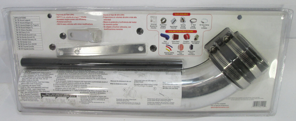 Spectre Performance - 8219 - Universal Air Intake Kit - Used on Chevy ...