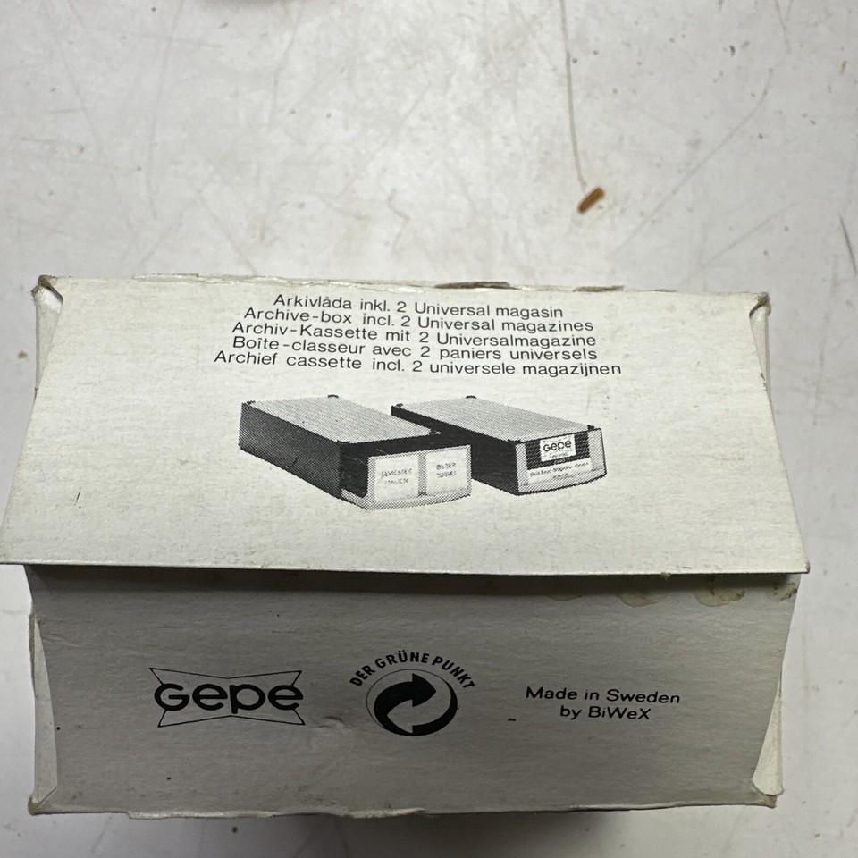 GEPE 6802 Special Glass Mounts Slide Mounts 24x32mm 18 Total Made In ...