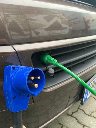 VW T5 T6 AV Stromkit Alu mit DEFA Miniplug FI-Schutzschalter ...