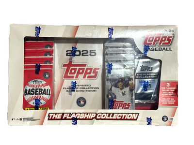 NEW 2025 Topps Baseball The Flagship Collection SEALED BOX 3 Bonus ...