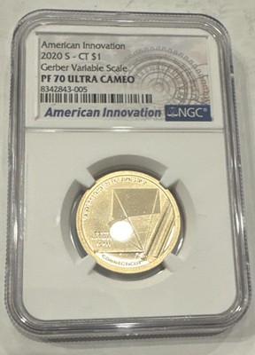 2020-S American Innovations Gerber Variable Scale $1 Reverse PF70 NGC ...