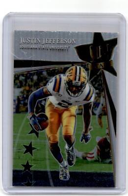 2022 Panini Select Draft Picks Justin Jefferson LSU Tigers #SS-JJ ...