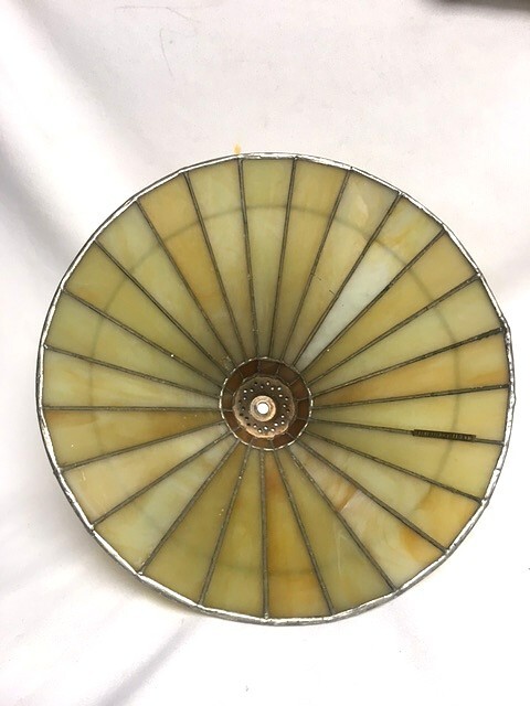 Quoizel Leaded Stained Glass Panel Lamp Shade 11 ¾” Art Crafts Tiffany ...