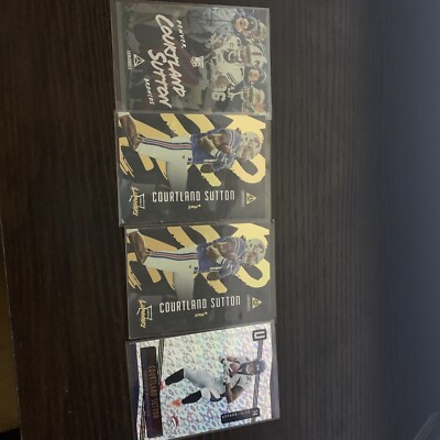 Courtland Sutton Card Lot, 3 Rc Cards + 1 Other | eBay