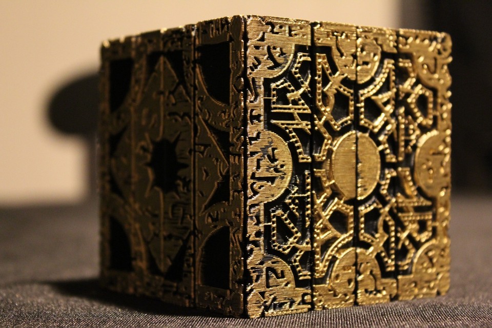 Hellraiser Cube Puzzle Box Lament Configuration Functional Pinhead Prop ...