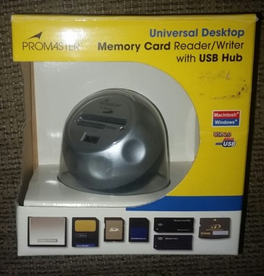 NEW! ProMaster USB 2.0 Multi Memory Card Reader SD/MS SDHC with USB HUB ...