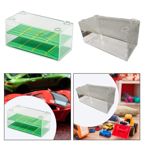 Model Car Storage Case Miniature Car Garage Stackable Clear Creative ...