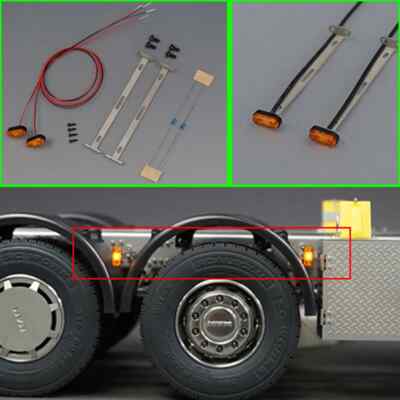 Warning Lamp Hazard Lights for 1/14 Tamiya RC Truck Scania 770S BENZ ...