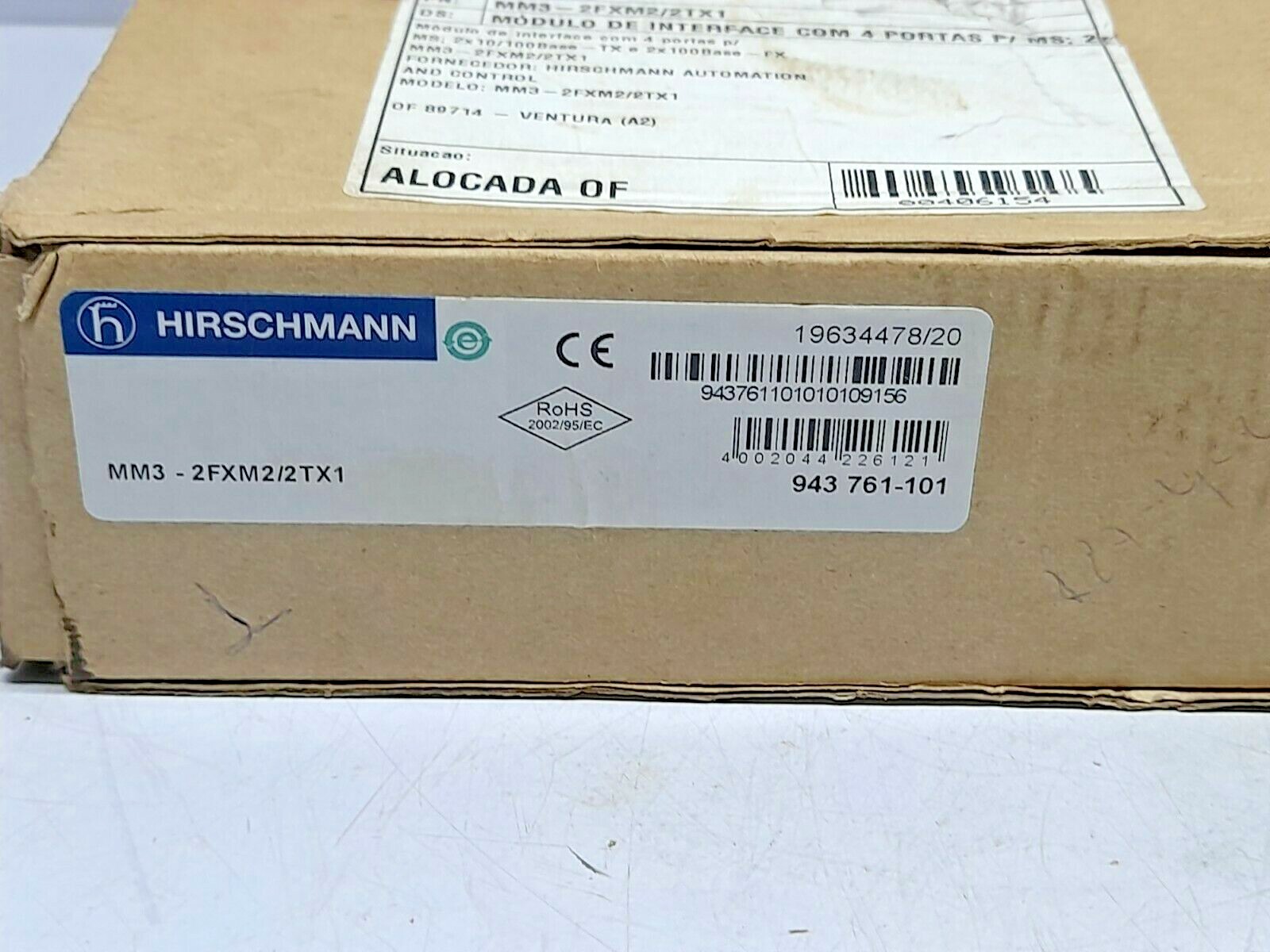 Hirschmann 943761101 Mm3-2fxm2/2tx1 Media Module for Mice Switches for ...