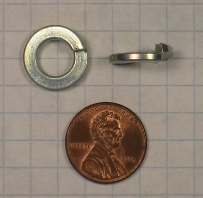SPLIT LOCK WASHER #3/8", STEEL, ZINC-PLATED, 0.683" OUTSIDE DIAMETER | eBay