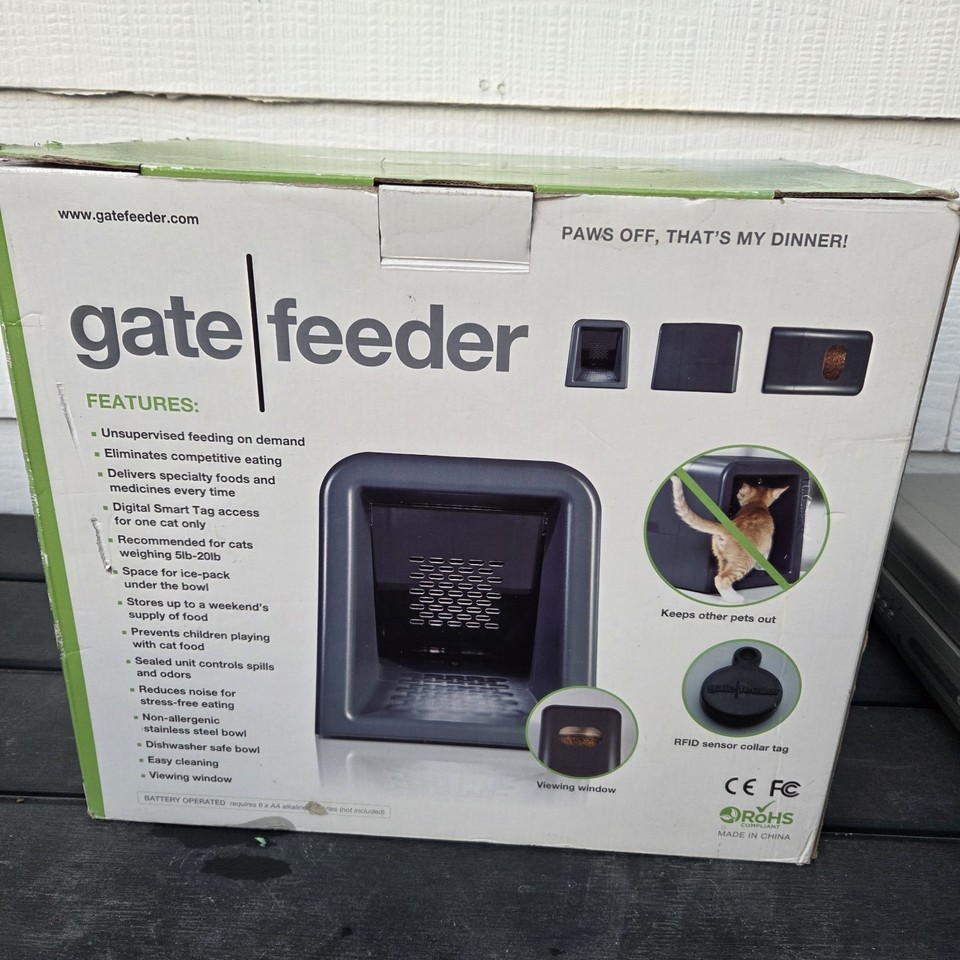 Lesotc RFID Automatic Cat Feeder, Microchip Pet Feeder | eBay