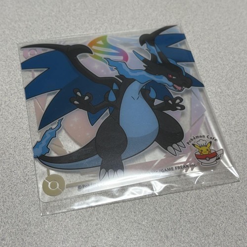 Pokemon Cafe Coaster Mega Evolution Charizard X Collectible | eBay