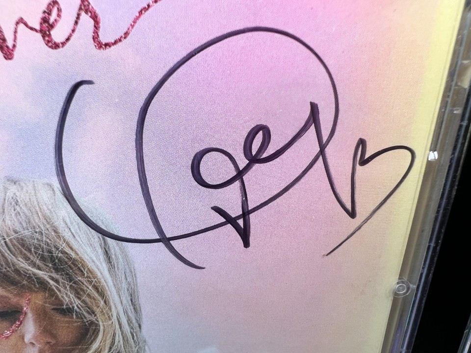 AUTHENTIC Taylor Swift Signed Autograph Lover Album Cover + NEW SEALED ...