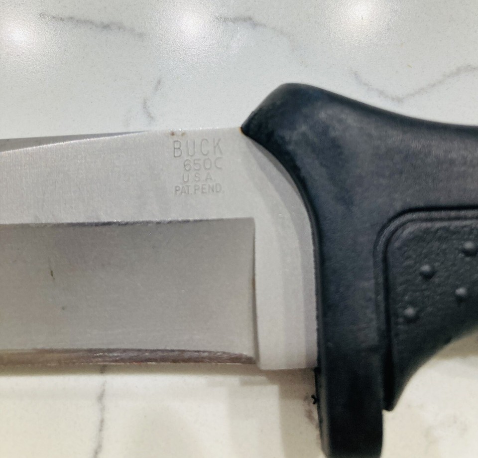 Buck 650c Knife Fixed Blade NO SHEATH | eBay